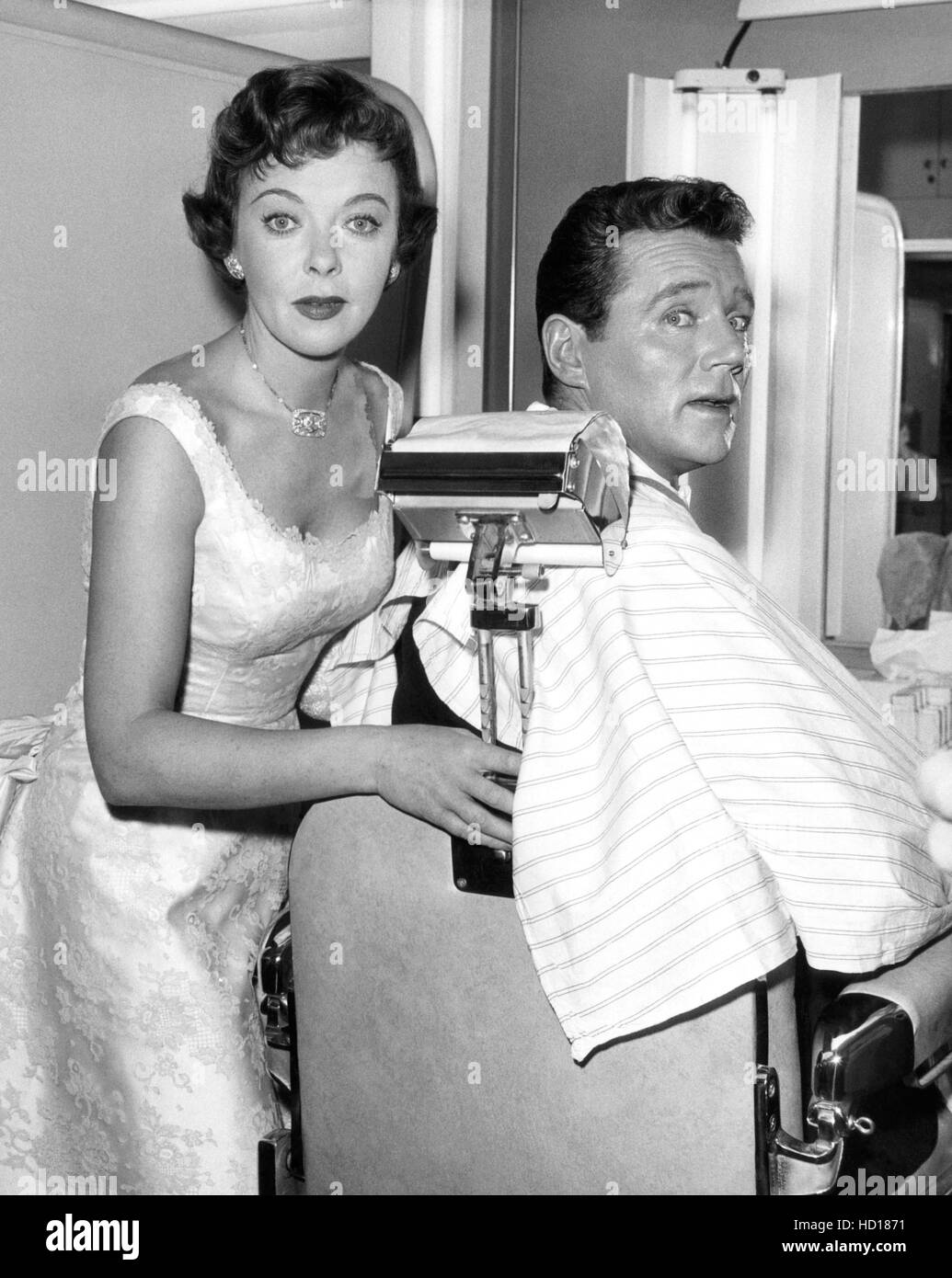 Ida Lupino with husband Howard Duff, ca. late 1950's Stock Photo - Alamy