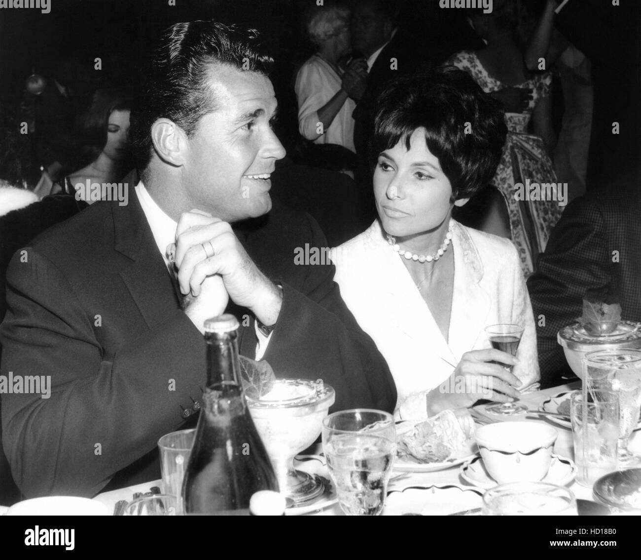 James Garner, left, and his wife, Lois Garner, ca. early 1960s Stock ...