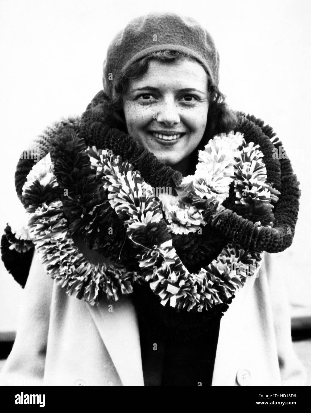 Janet Gaynor returning from Hawaii, 1930 Stock Photo - Alamy