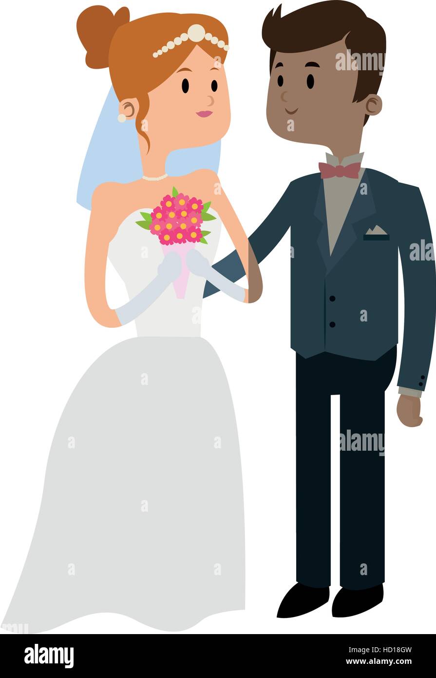 Isolated bride and groom design Stock Vector Image & Art - Alamy