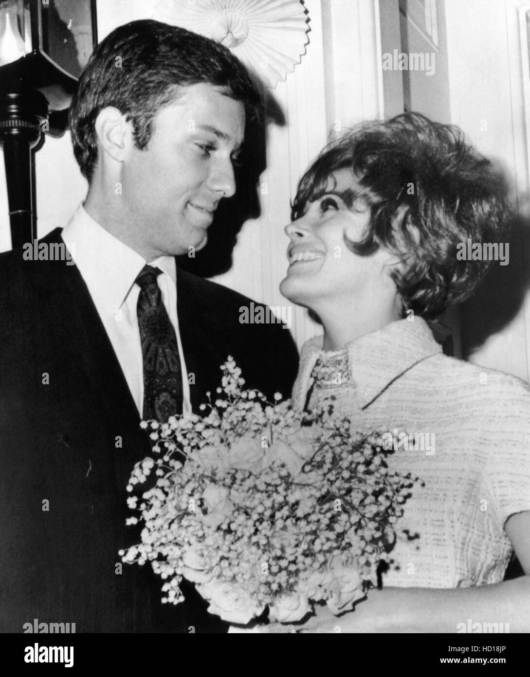 Beverly Hills wedding of Jack Jones, left and his second wife (of five ...