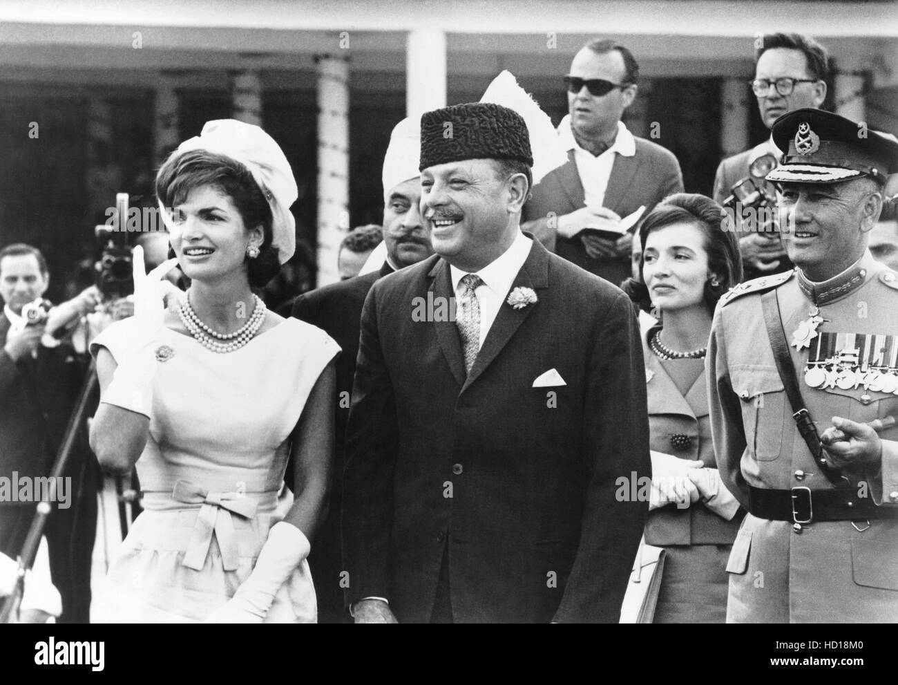 From left, First Lady Jacqueline Kennedy, Pakistan President Ayub Khan ...