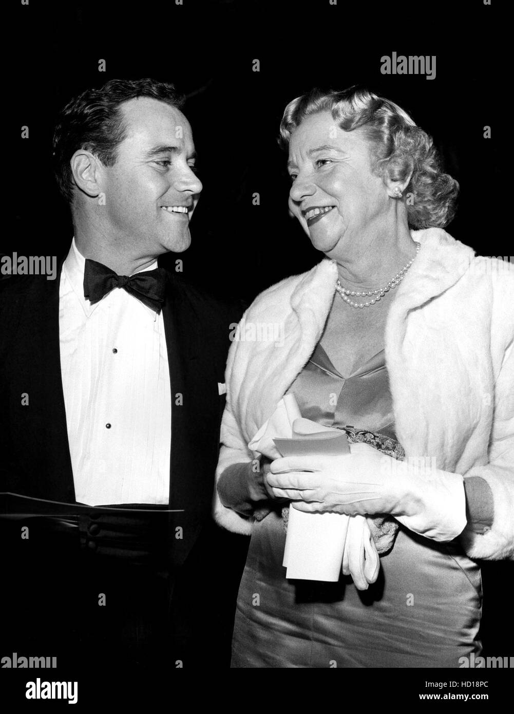 Jack Lemmon with his mother Millie Lemmon Stock Photo - Alamy