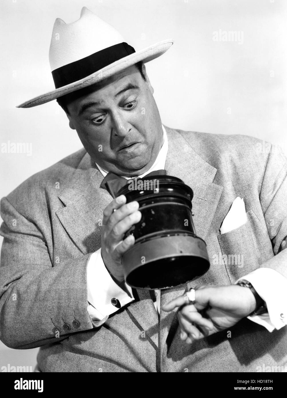 Comic Jack E. Leonard, ca. 1950s Stock Photo - Alamy