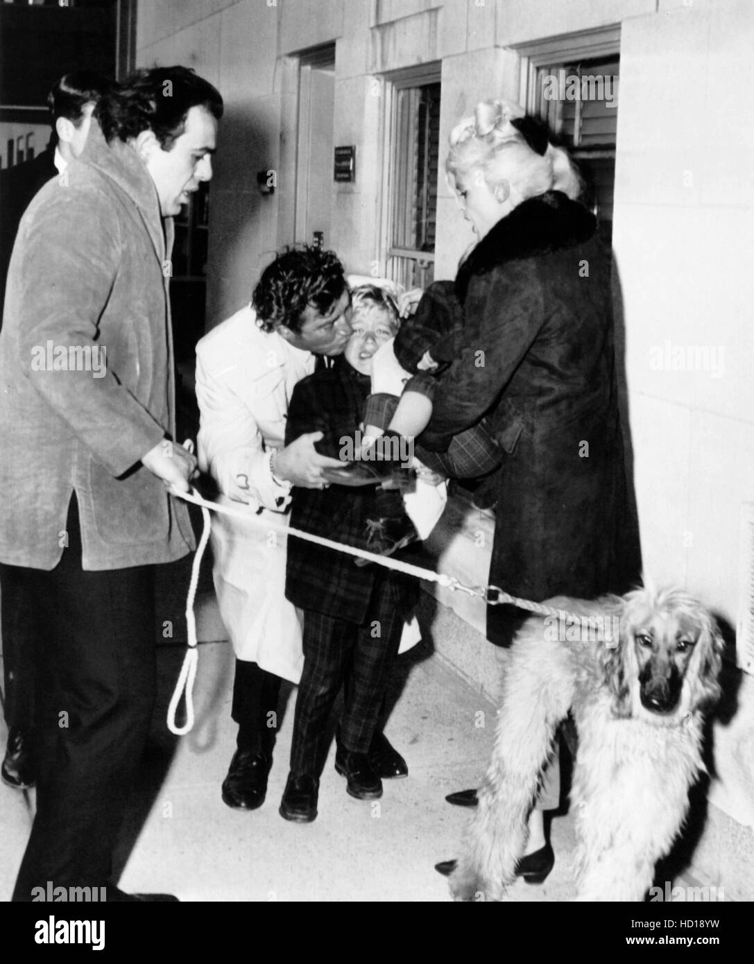 Jayne Mansfield, right, encounters second husband Mickey Hargitay ...