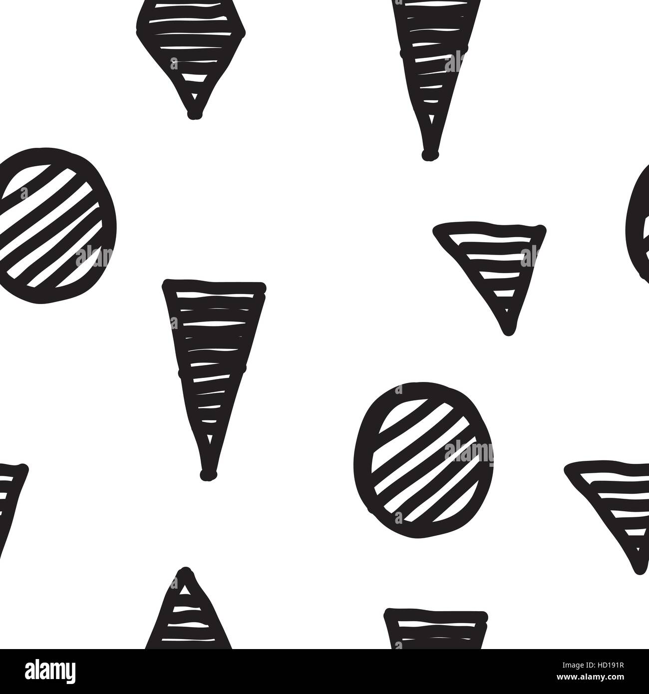 Vector seamless wavy pattern Cut Out Stock Images & Pictures - Alamy