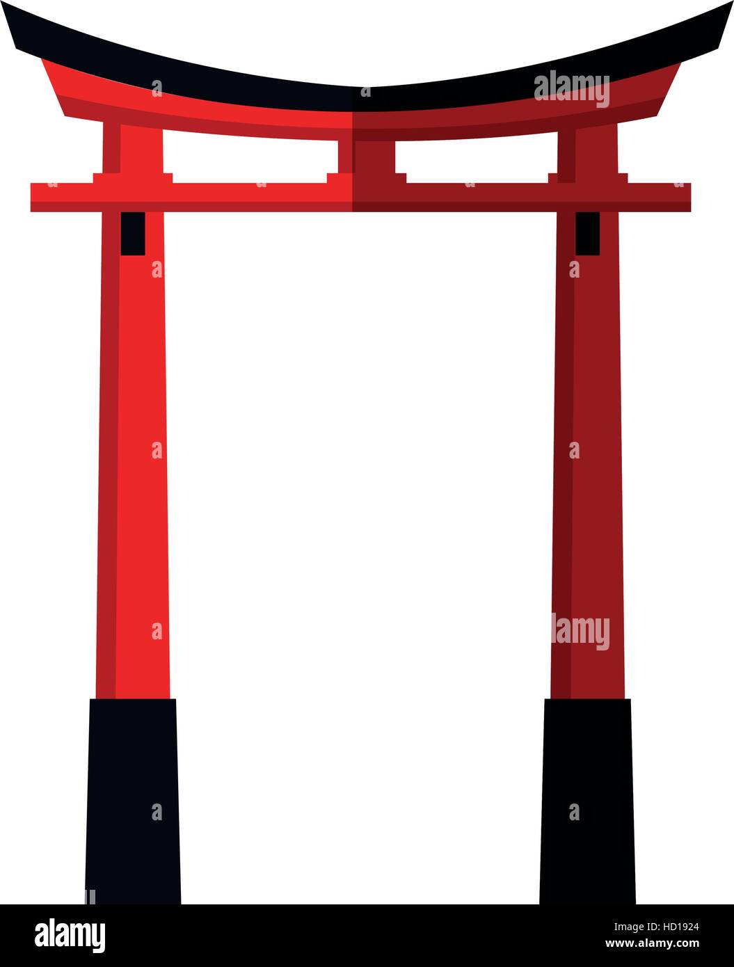 Chinese arch Stock Vector Images - Alamy