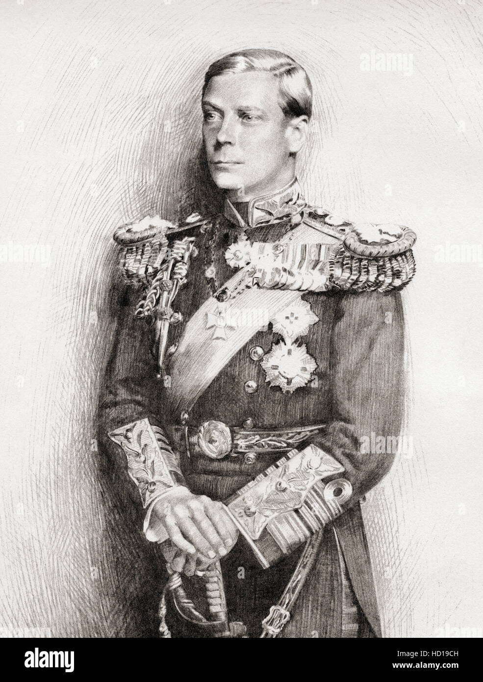 Edward VIII, 1894 – 1972. King of the United Kingdom and the Dominions ...