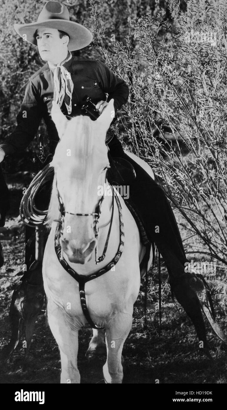 Jack Perrin and Starlight the Horse, ca 1930 Stock Photo - Alamy