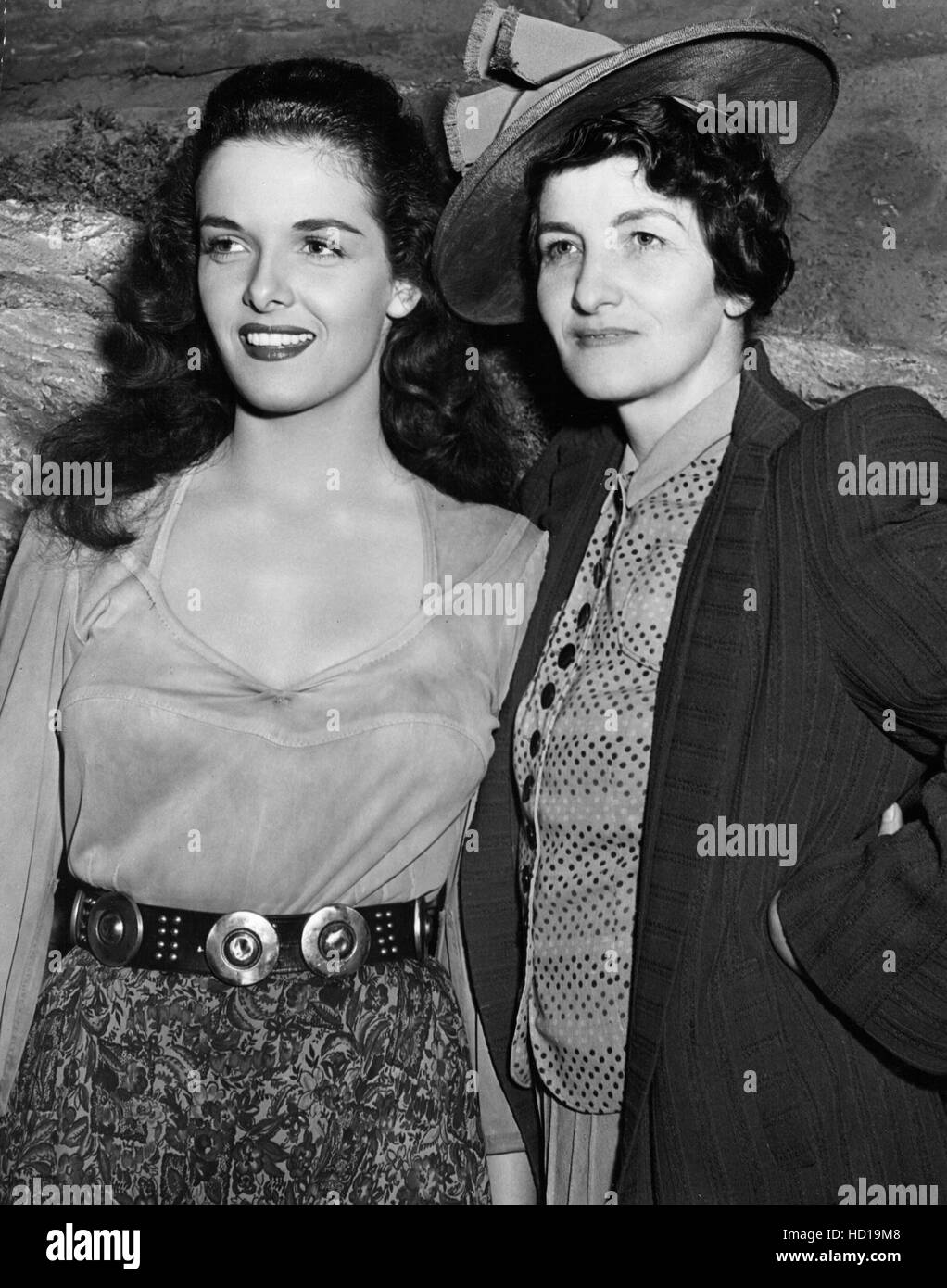 JANE RUSSELL, with her mother Stock Photo - Alamy