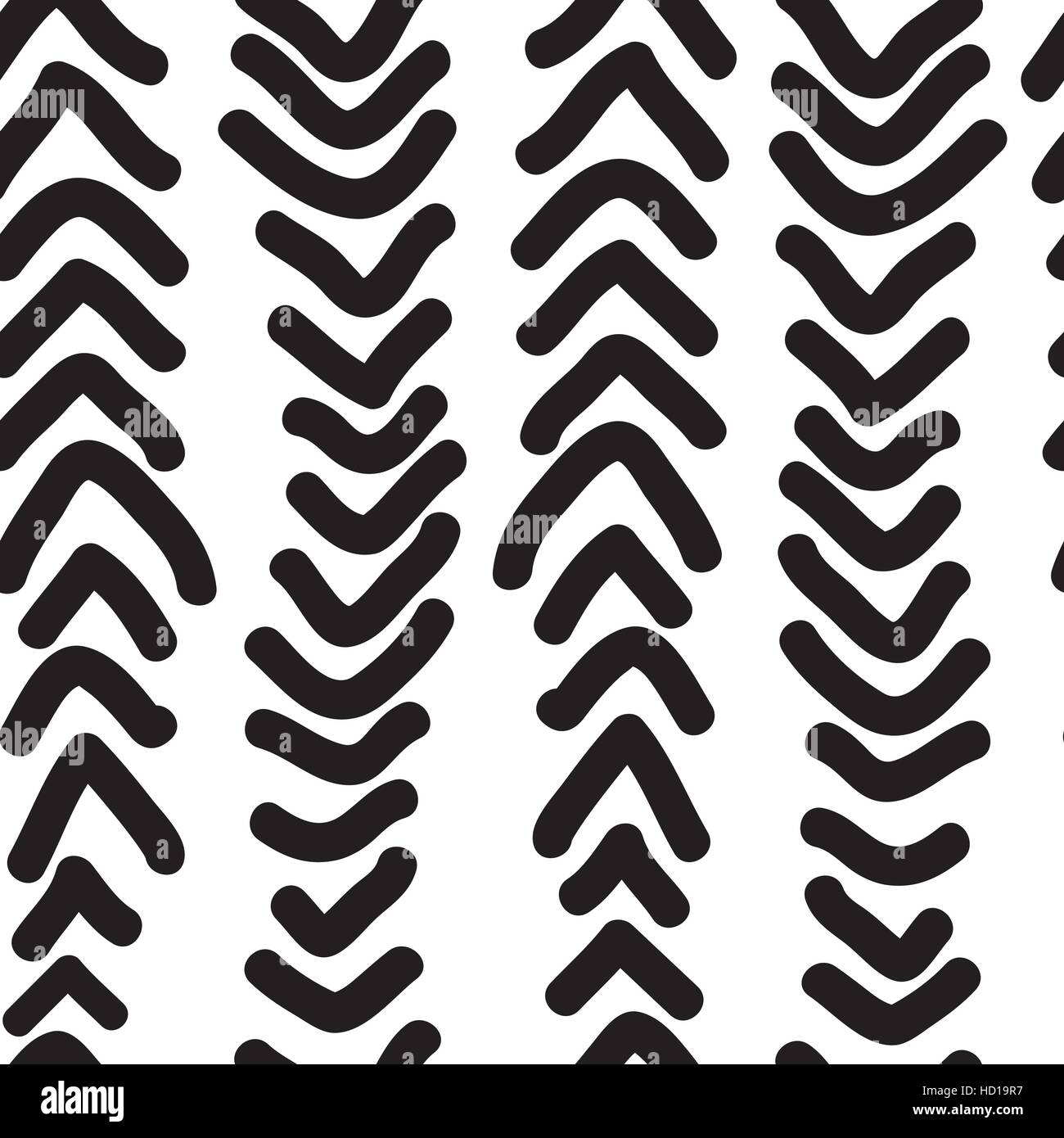 Seamless pattern with hand drawn vertical doodles line. Vector i Stock ...