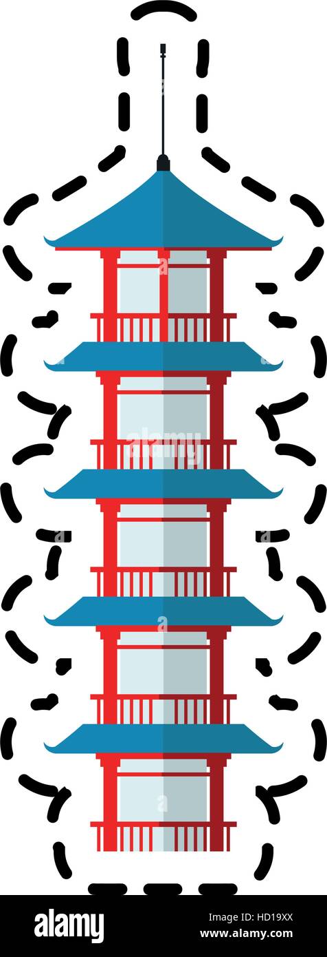 Isolated tower of china design Stock Vector Image & Art - Alamy