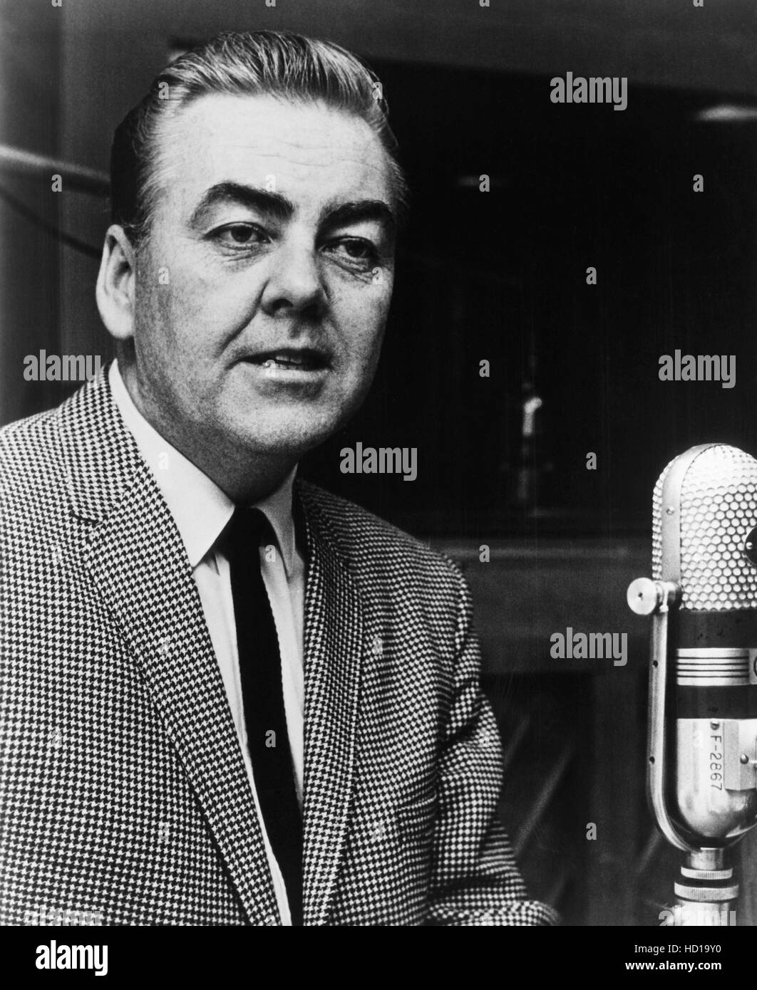 Radio and television talk-show host Joe Pyne, ca. 1960s Stock Photo - Alamy
