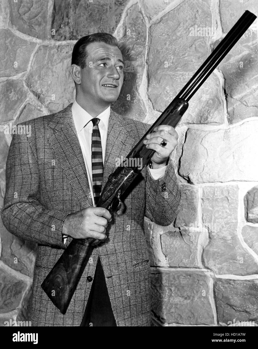 John Wayne admires a rare new addition (originally made for the King of ...