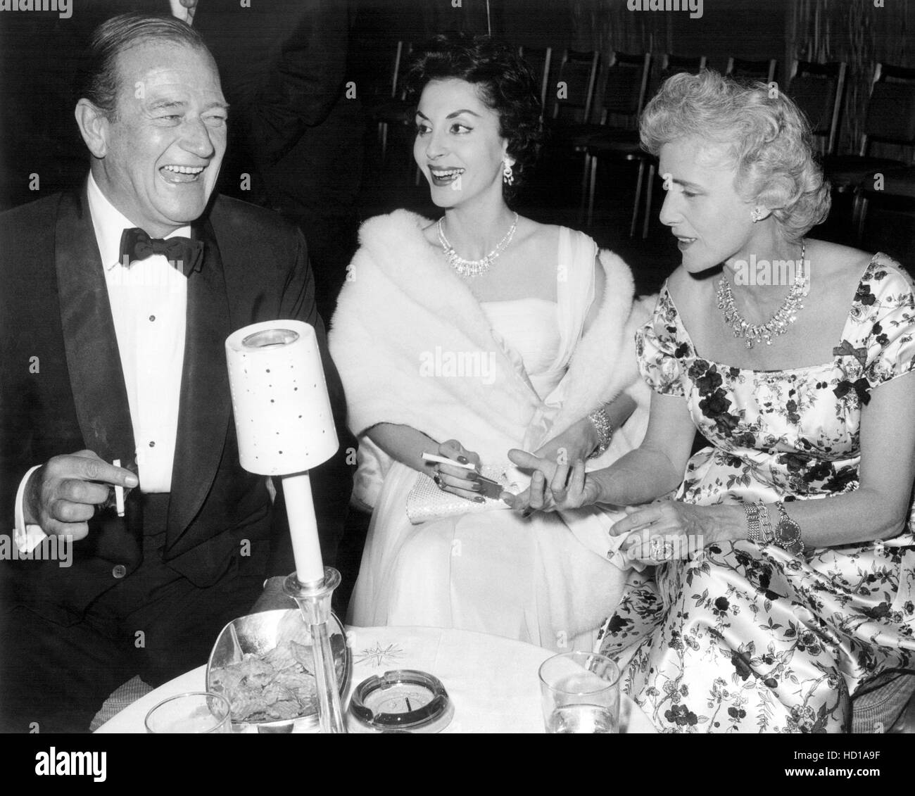John Wayne, Pilar Wayne, Clare Boothe Luce at the Screen Producers ...
