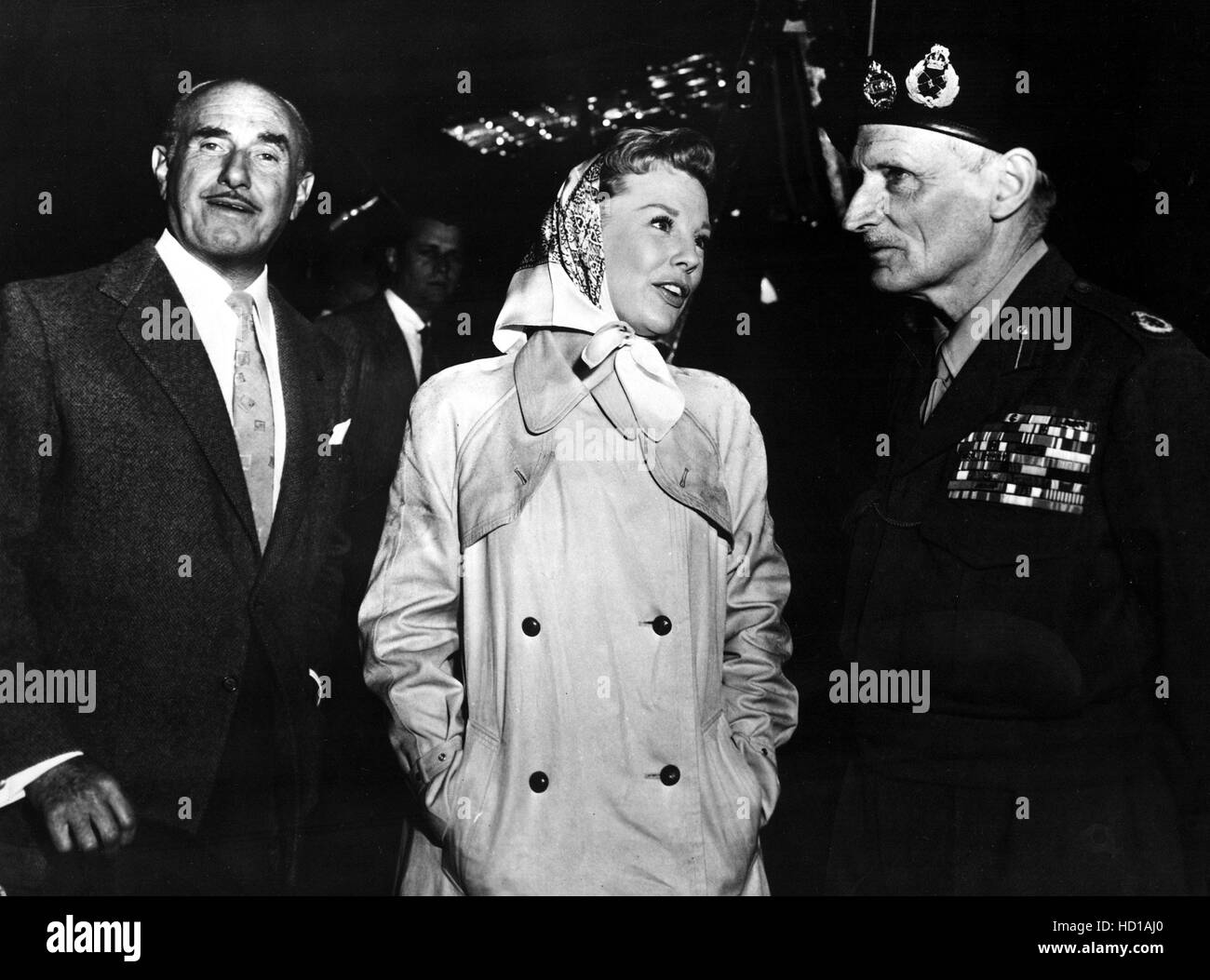 THE MCCONNELL STORY, JACK L. WARNER, JUNE ALLYSON and Field Marshall ...