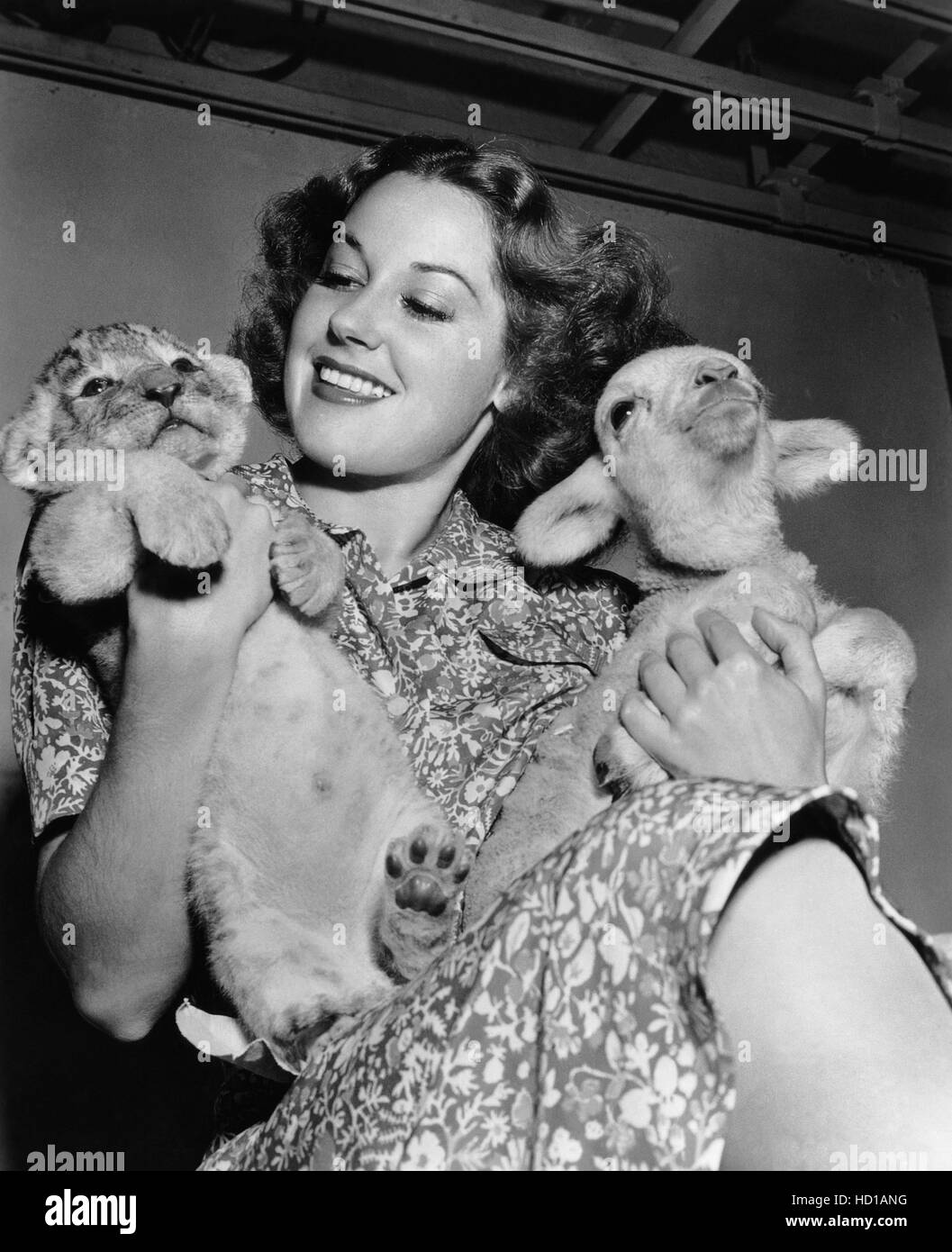 Judith Barrett, demonstrating how the month of March comes in and goes ...