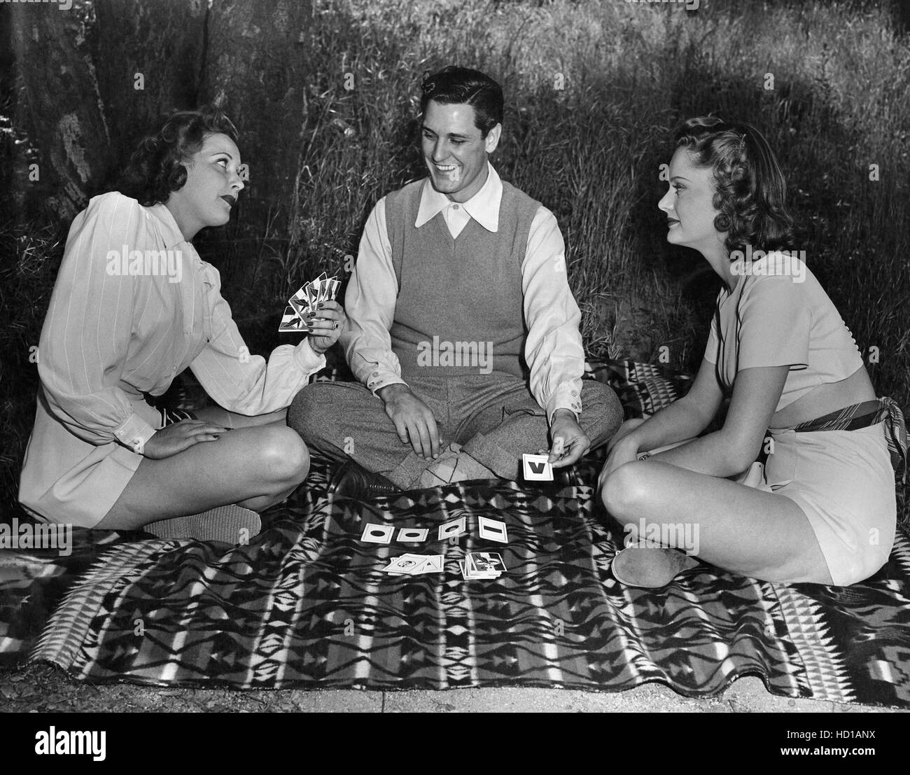 From left: Julie Bishop, (aka Jacqueline Wells), Craig Stevens, Alex ...