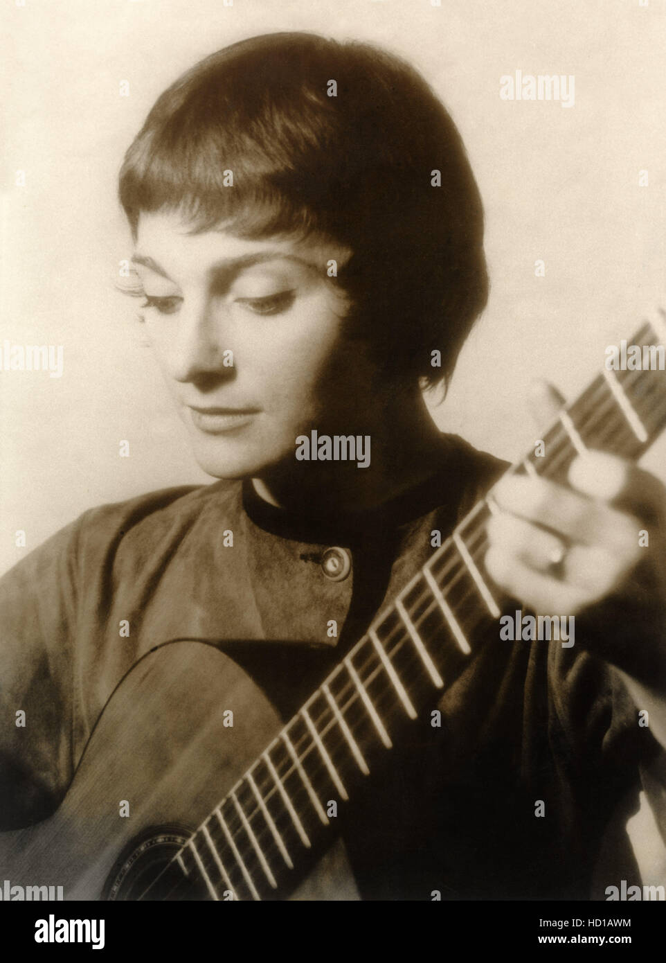 Judy Collins, portrait ca. 1963 Stock Photo - Alamy