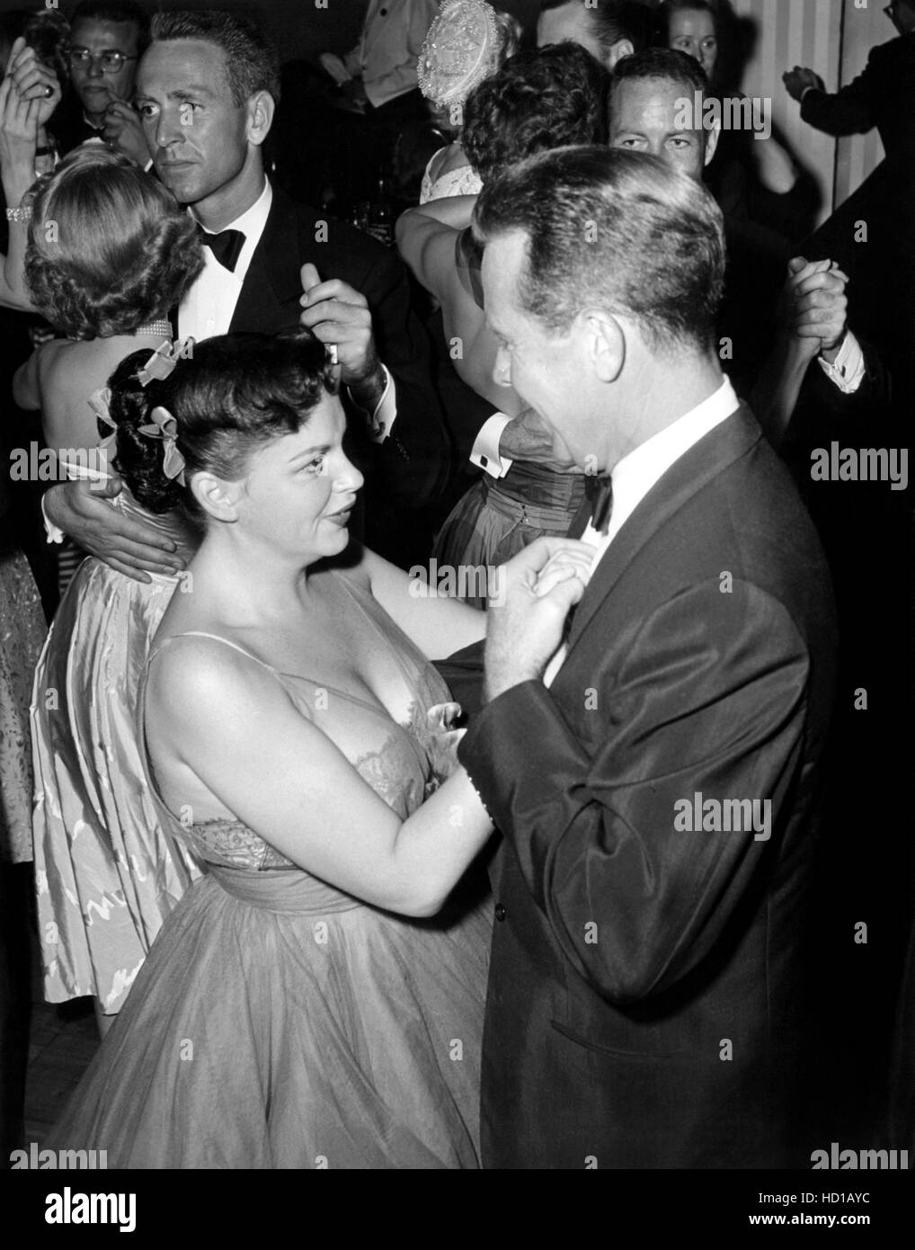 From left, Judy Garland, Dick Powell, after Garland's concert at the ...