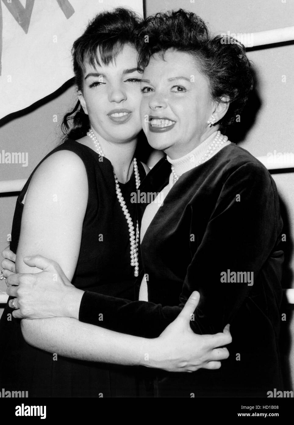 From left, Liza Minnelli, Judy Garland, rehearsing for THE ED SULLIVAN ...