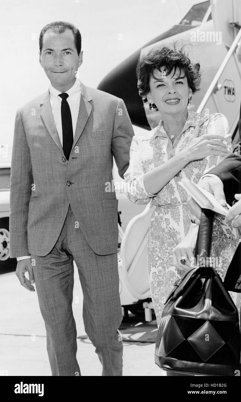 Judy Garland, right, and her soon-to-be fourth husband, Mark Herron ...