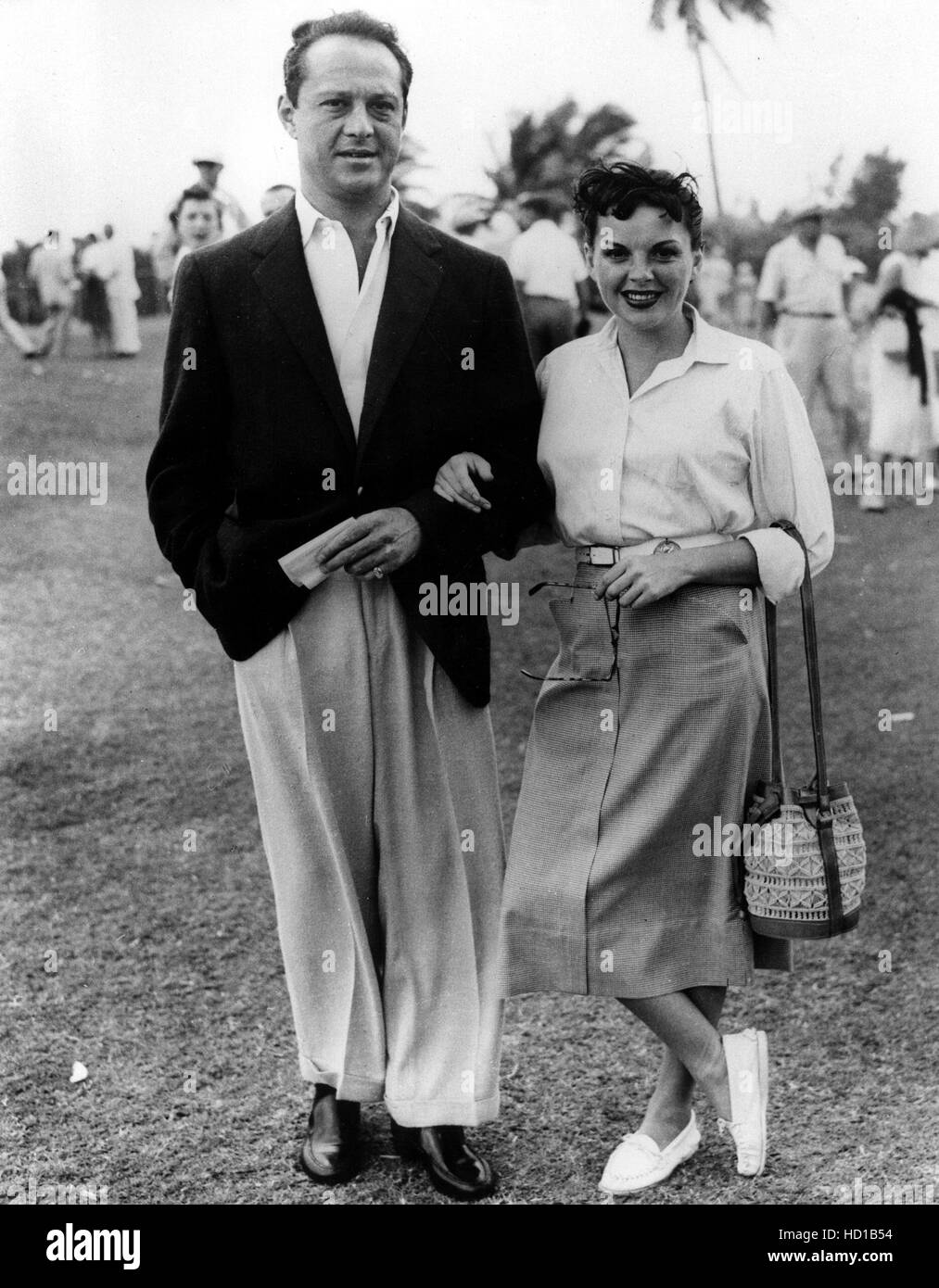 Sid Luft, Judy Garland at the time of A STAR IS BORN Stock Photo - Alamy