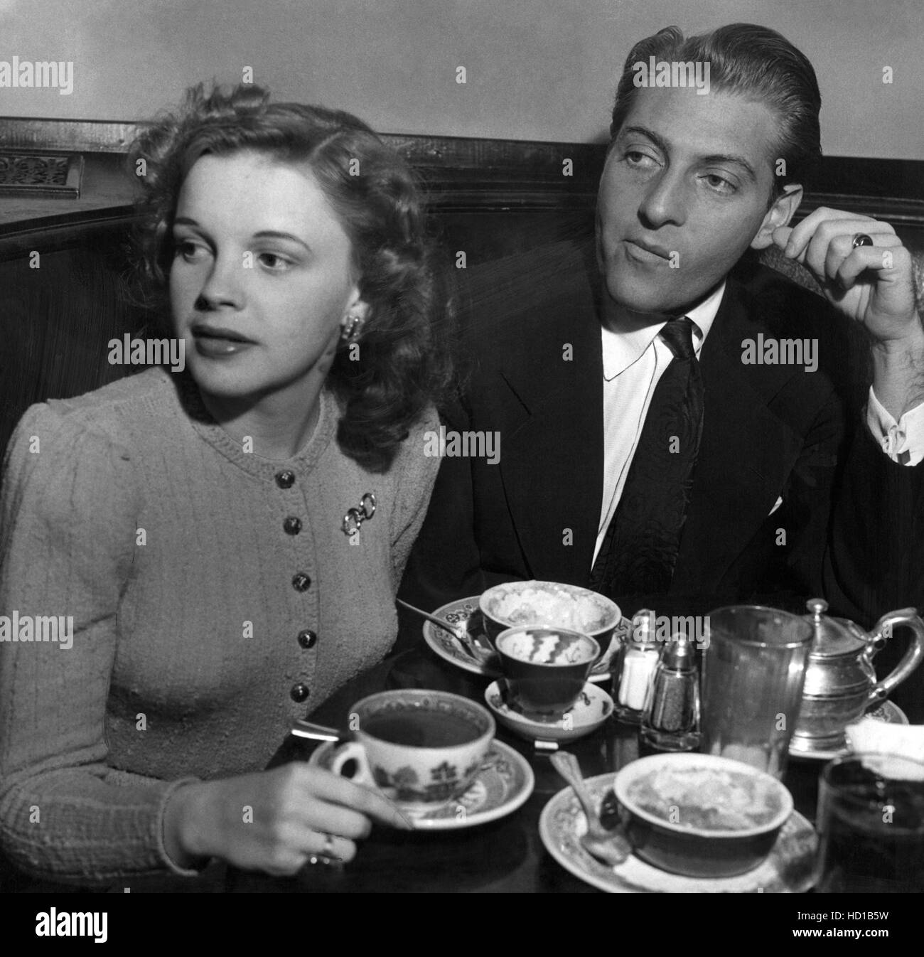 Judy Garland with husband, David Rose, 1941 Stock Photo - Alamy