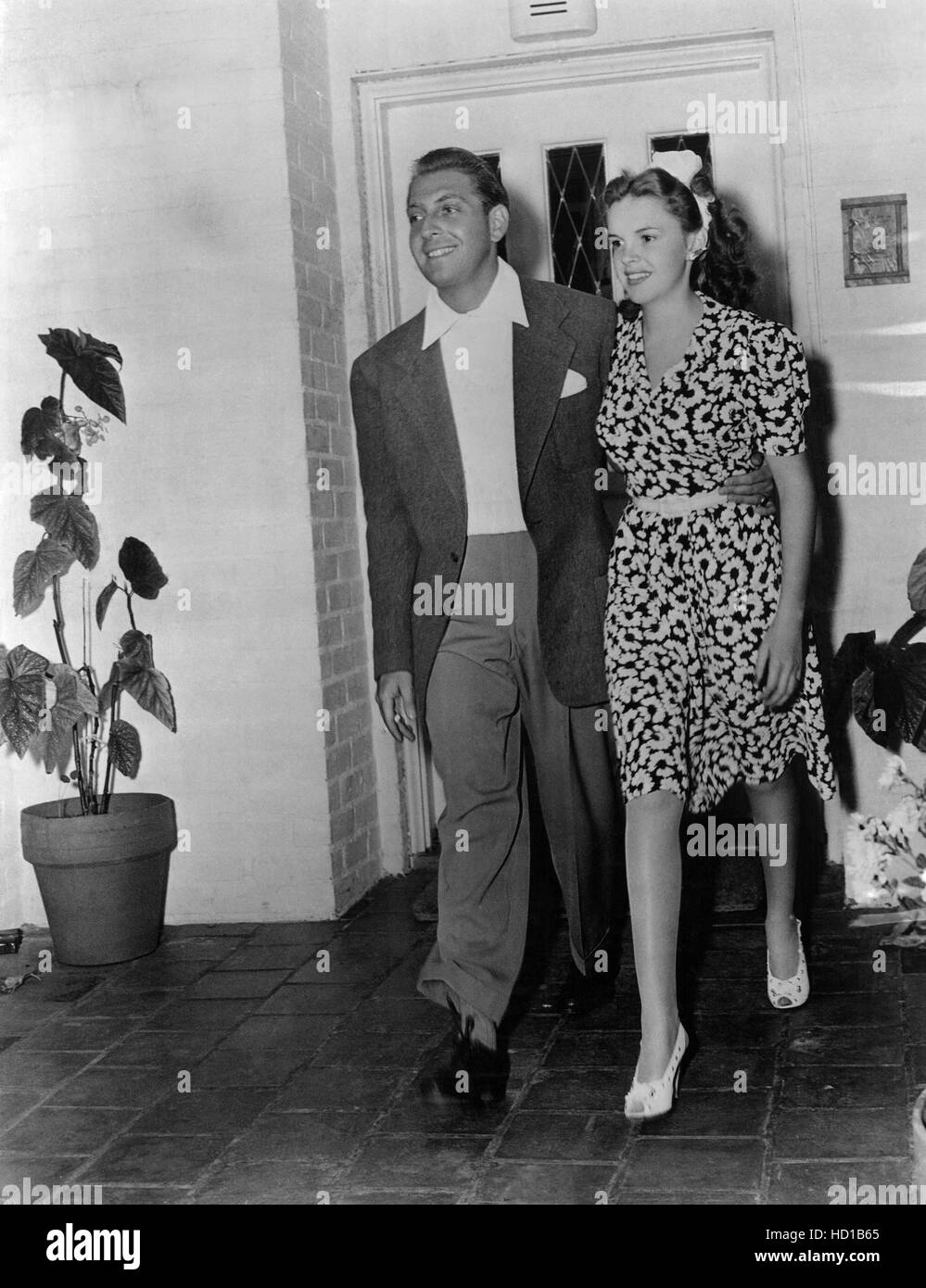 David Rose with wife Judy Garland, 1942 Stock Photo - Alamy