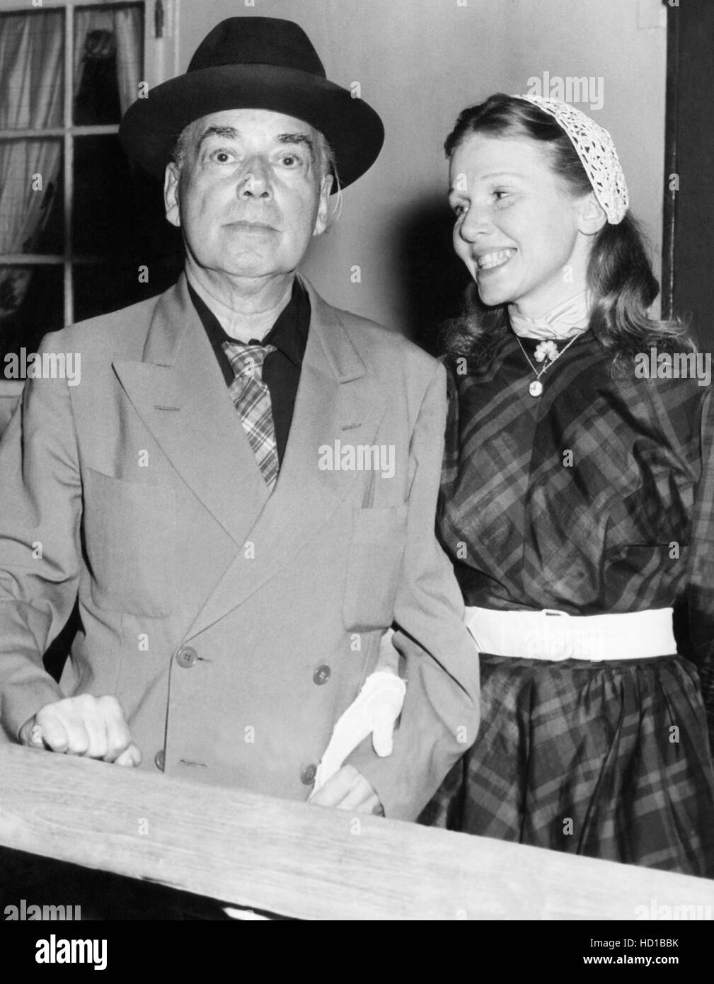 Honeymooners Julie Haydon, right, and drama critic George Jean Nathan ...