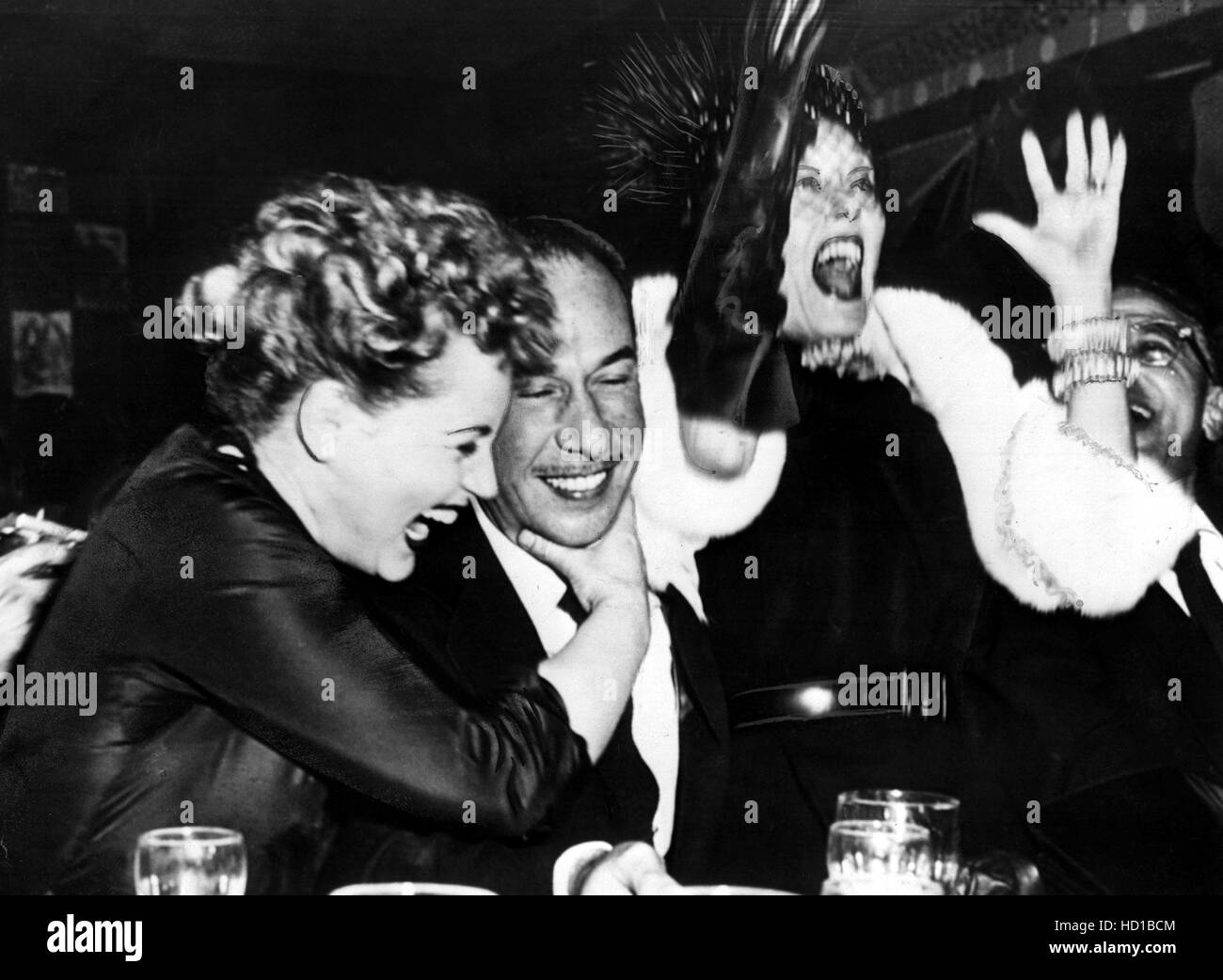 JUDY HOLLIDAY, JOSE FERRER, GLORIA SWANSON, at the Academy Awards, 03 ...