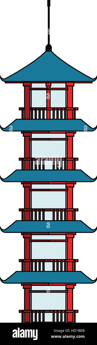 Isolated china tower design Stock Vector Image & Art - Alamy