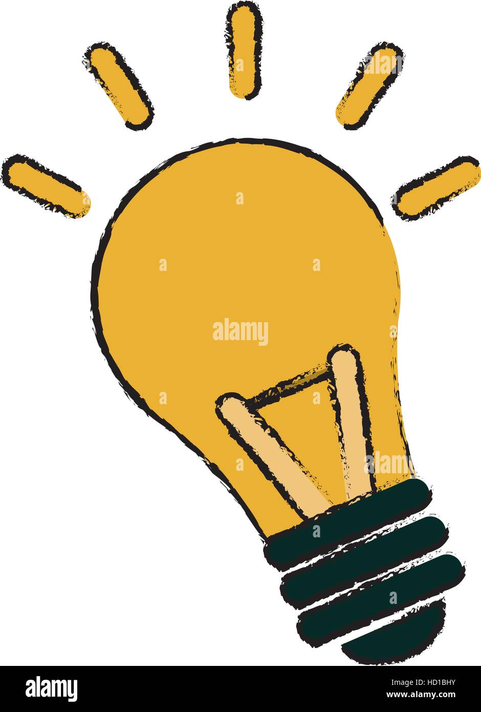 bulb idea intelligence light design Stock Vector Image & Art - Alamy