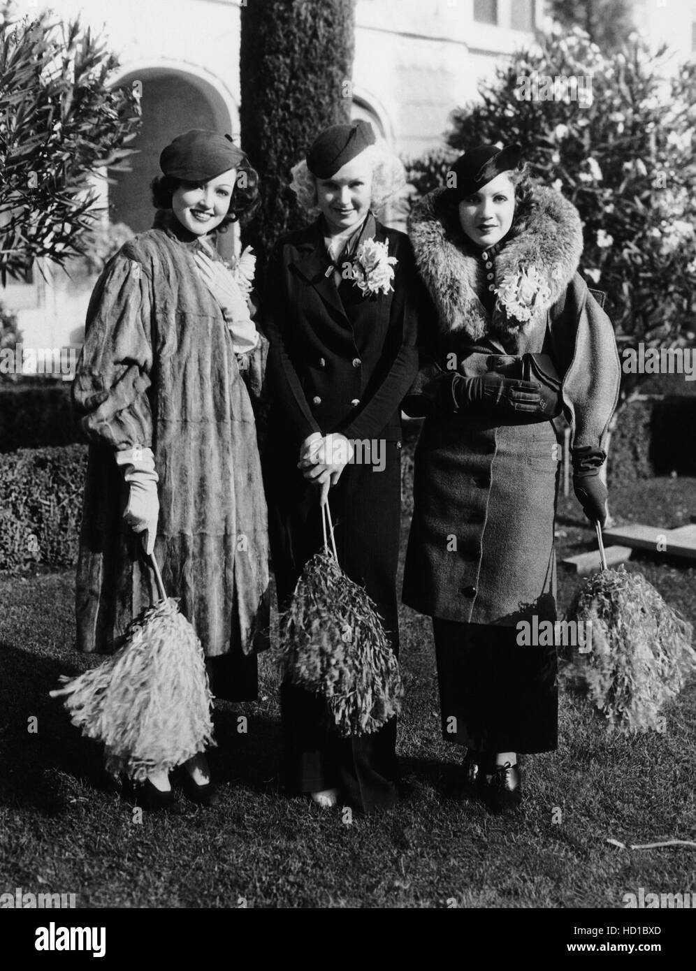 From Left Lona Andre Toby Wing Grace Bradley October 1933 Stock 0247