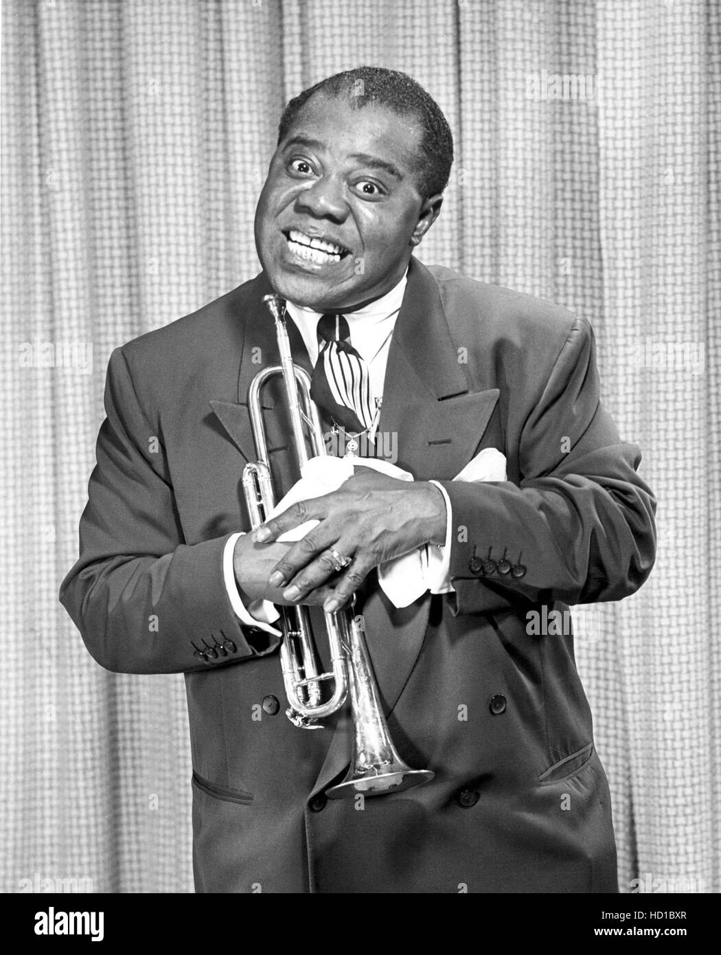 Louis Armstrong, American jazz musician, 1953 Stock Photo - Alamy