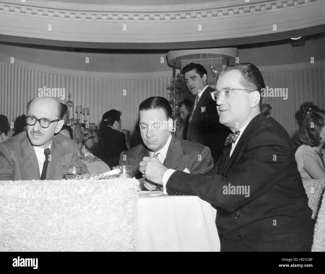 Louis Sobol, Earl Wilson, Abel Green, 1947 Stock Photo - Alamy