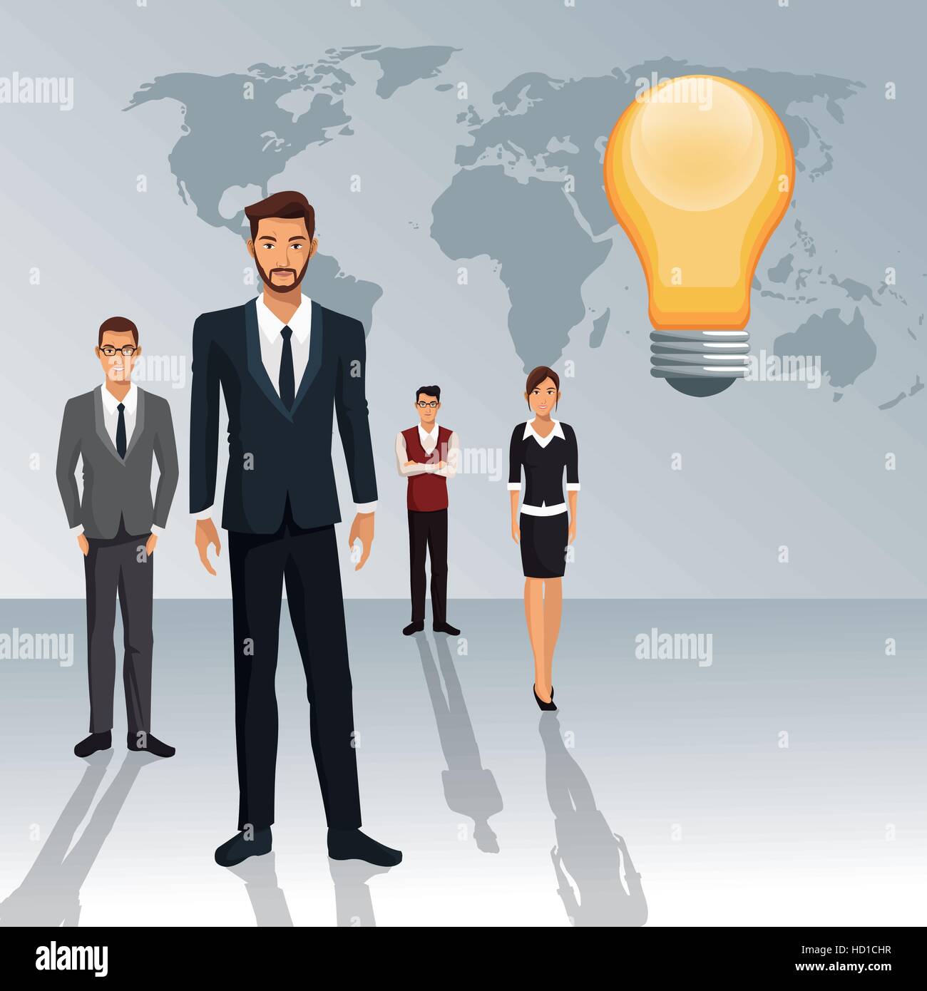 Men meeting shadow Stock Vector Images - Alamy