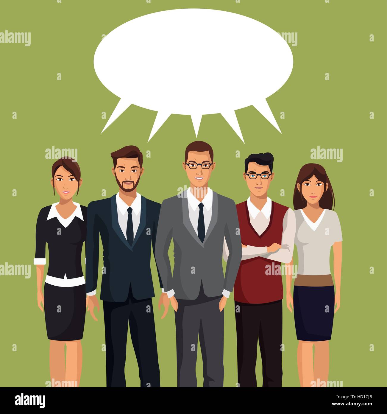 people team work communication talking Stock Vector Image & Art - Alamy