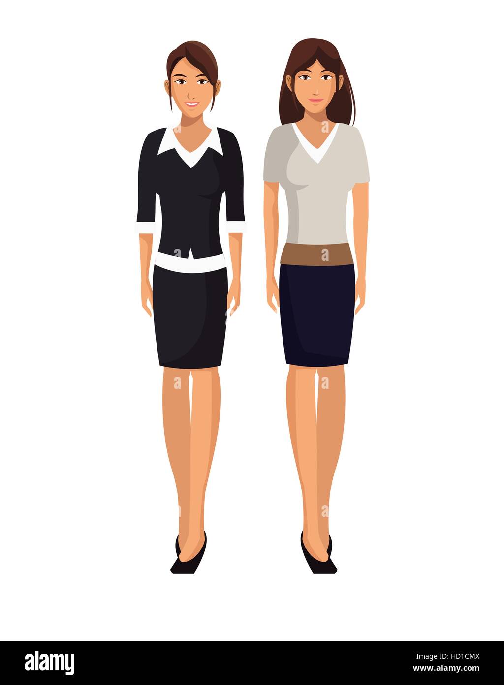 women team work business together Stock Vector Image & Art - Alamy
