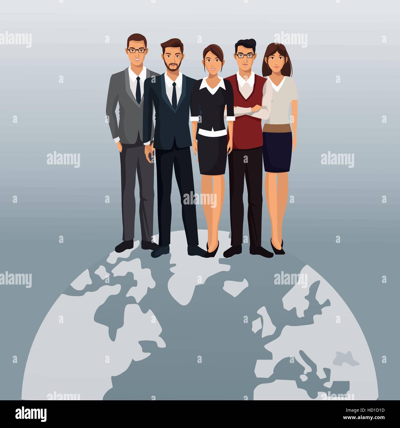 Diverse business women talking Stock Vector Images - Alamy