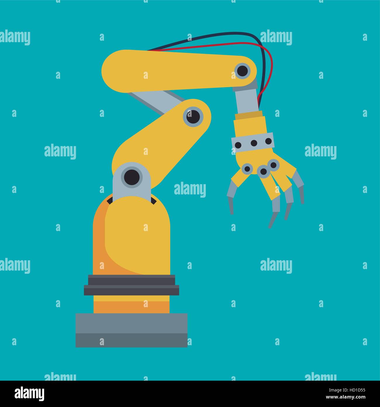 industrial robot hand tool Stock Vector Image & Art - Alamy