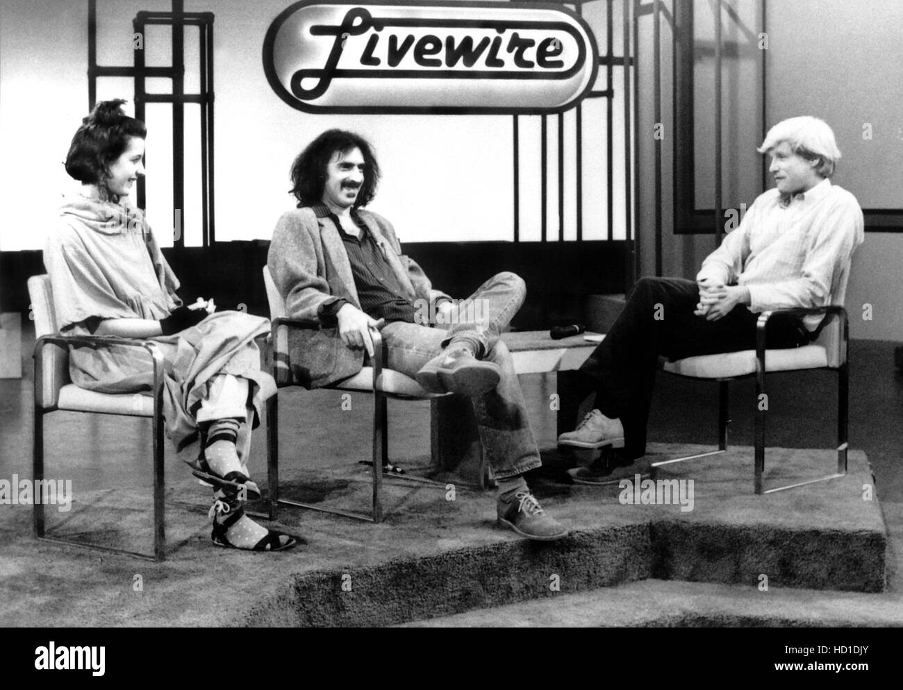 Moon Unit Zappa, w/ her father, Frank Zappa (c), & Fred Newman on ...