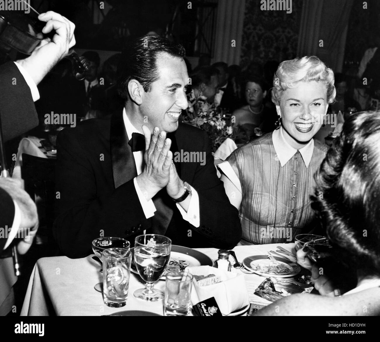 Doris Day, right, with her third husband, producer Martin Melcher, ca ...