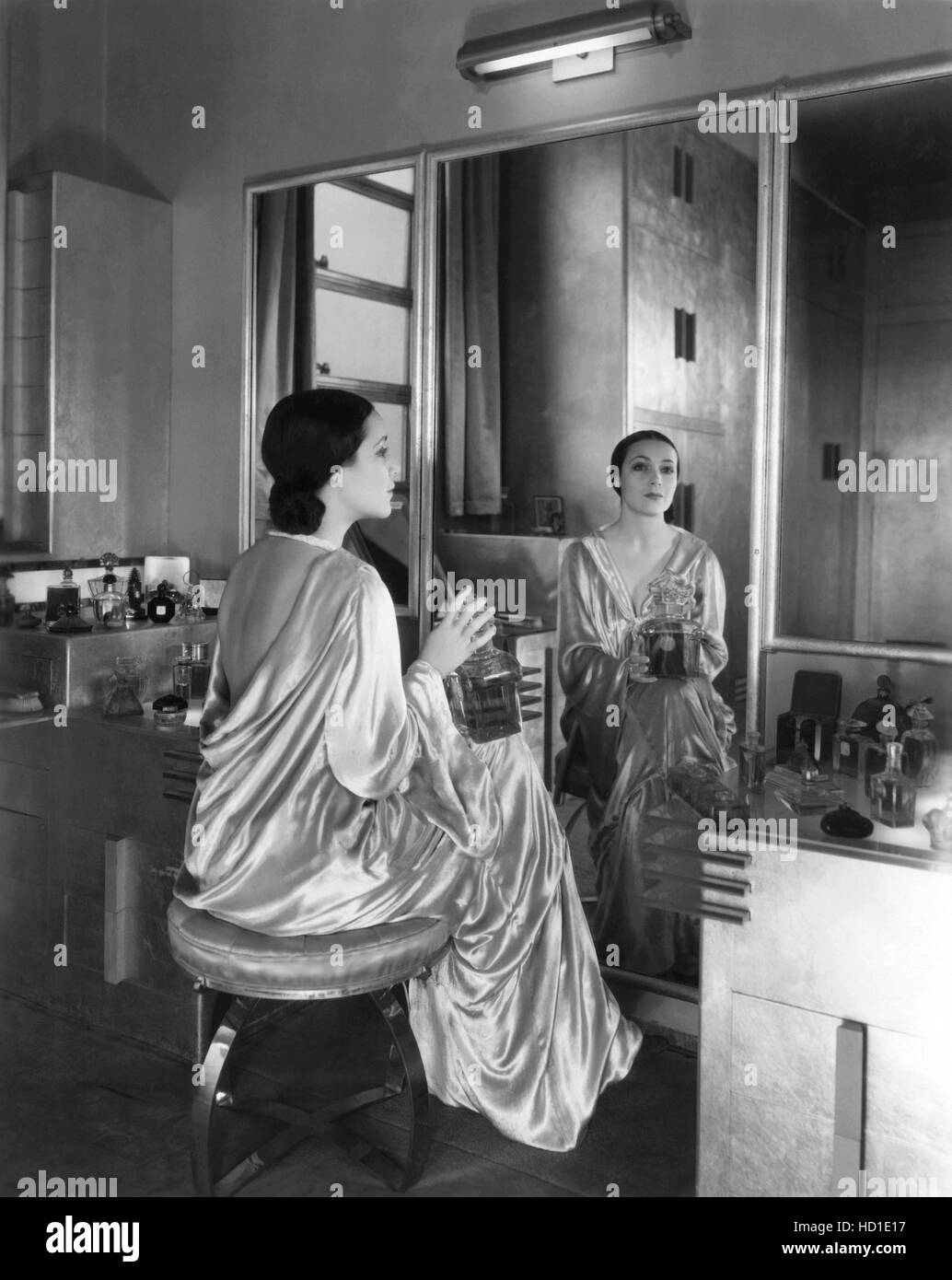 Dolores del Rio at home, 1931 Stock Photo - Alamy
