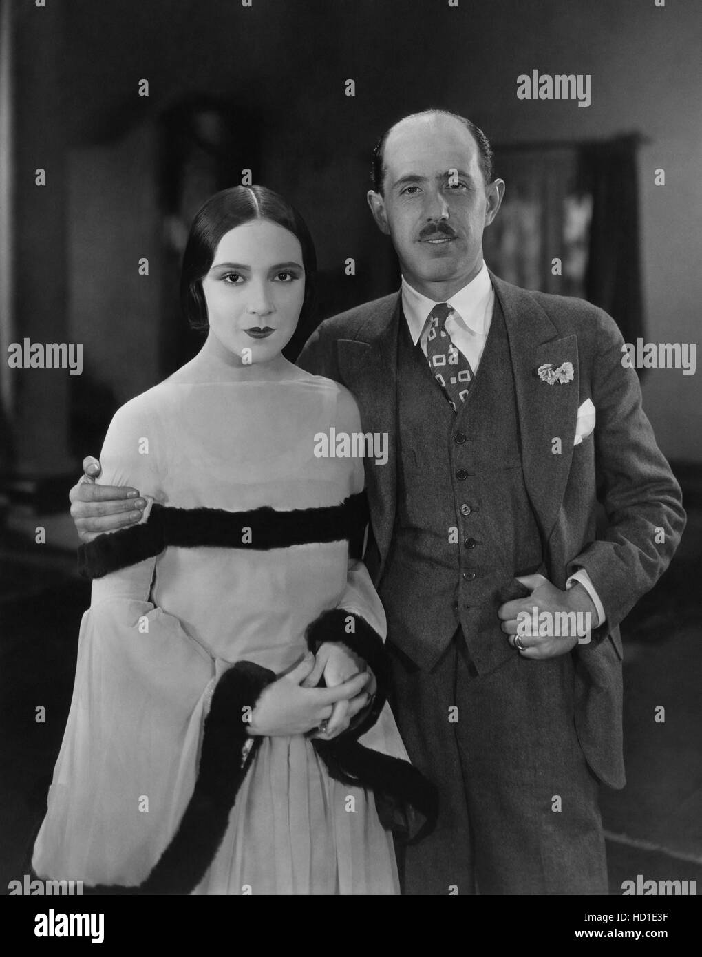 Dolores del Rio, husband, Jaime del Rio, ca. early 1920s Stock Photo ...