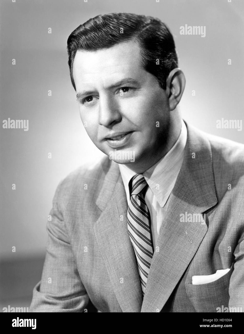 CBS newscaster Douglas Edwards, 1917-1990 Stock Photo - Alamy