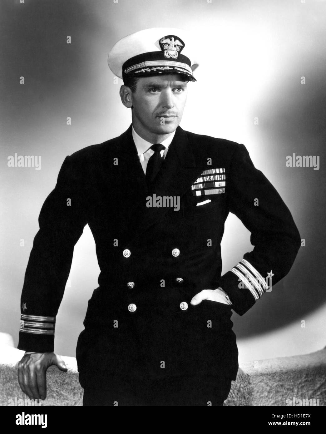Douglas Fairbanks, Jr. wearing his United States Navy uniform, ca ...
