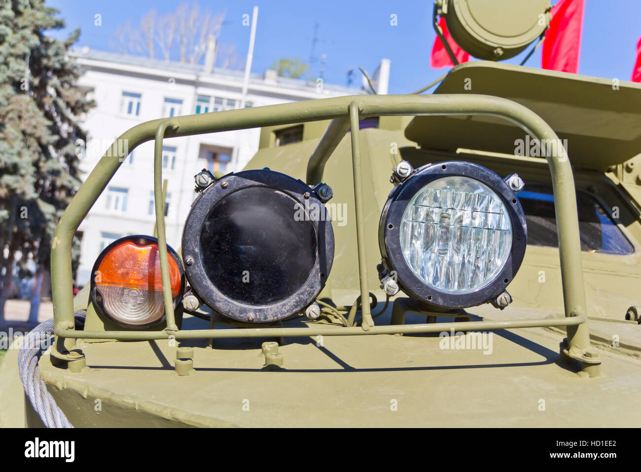Headlight military vehicle hi-res stock photography and images - Alamy