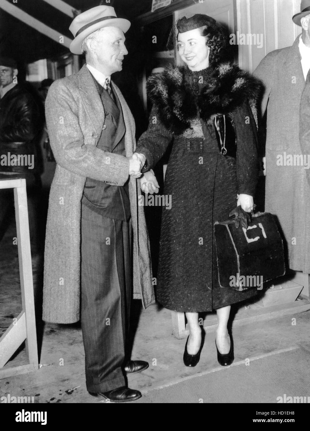 Journalist Dorothy Kilgallen Right Boarding The Hindenburg On A Round