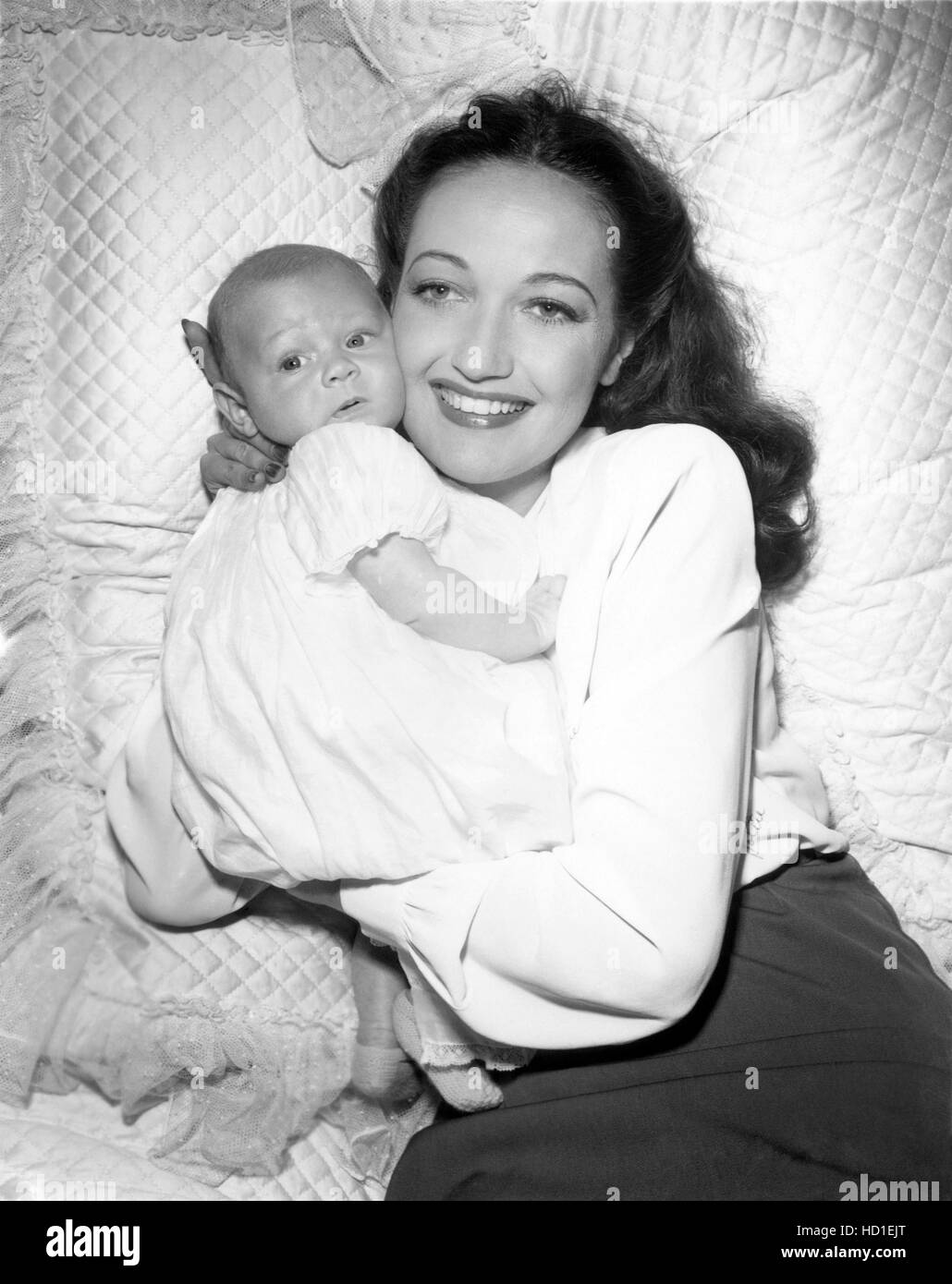 Dorothy Lamour and her son John Ridgely Howard, 1946 Stock Photo - Alamy